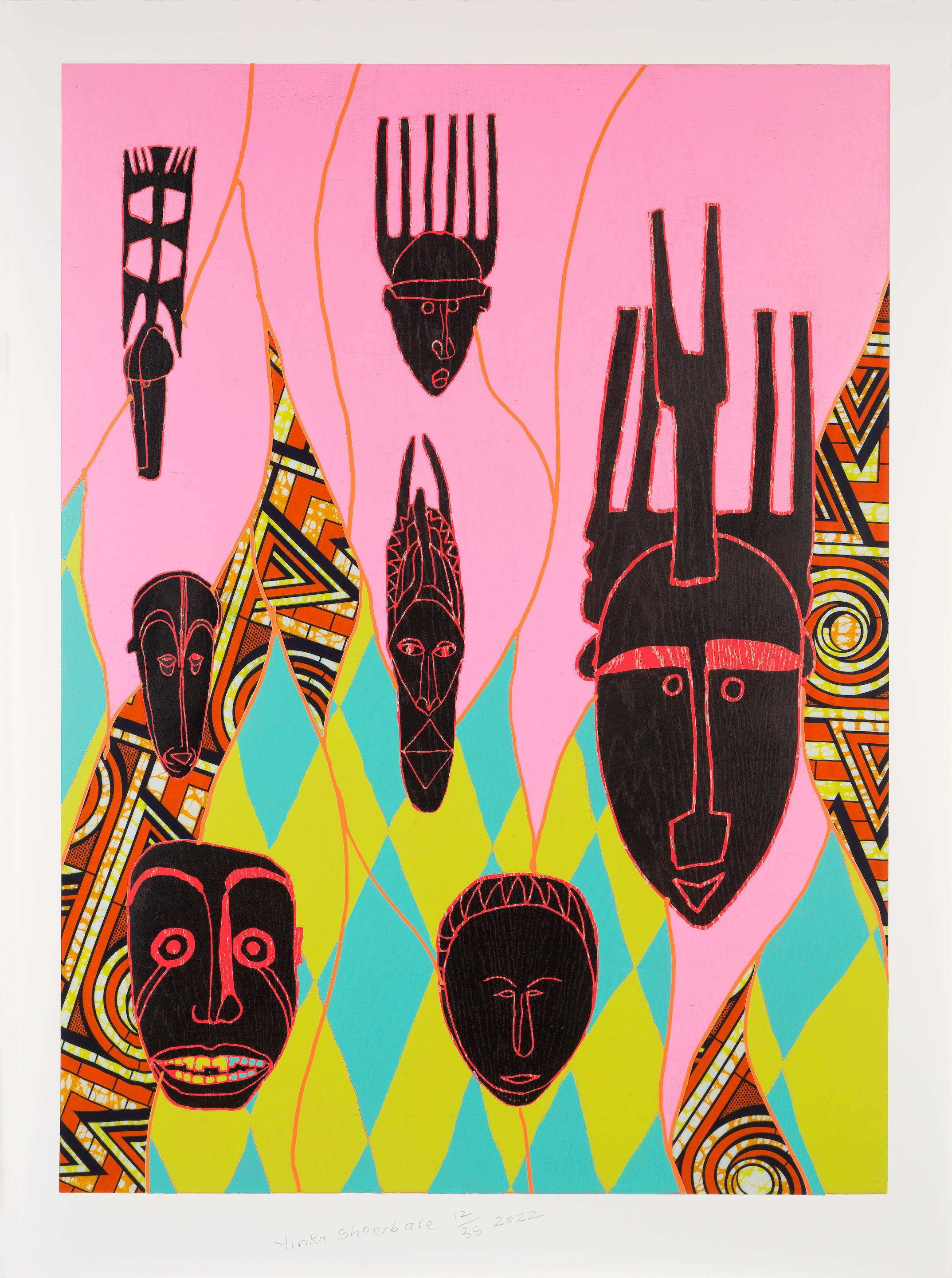Yinka Shonibare | Modern Magic (Pink) (2021) | MutualArt