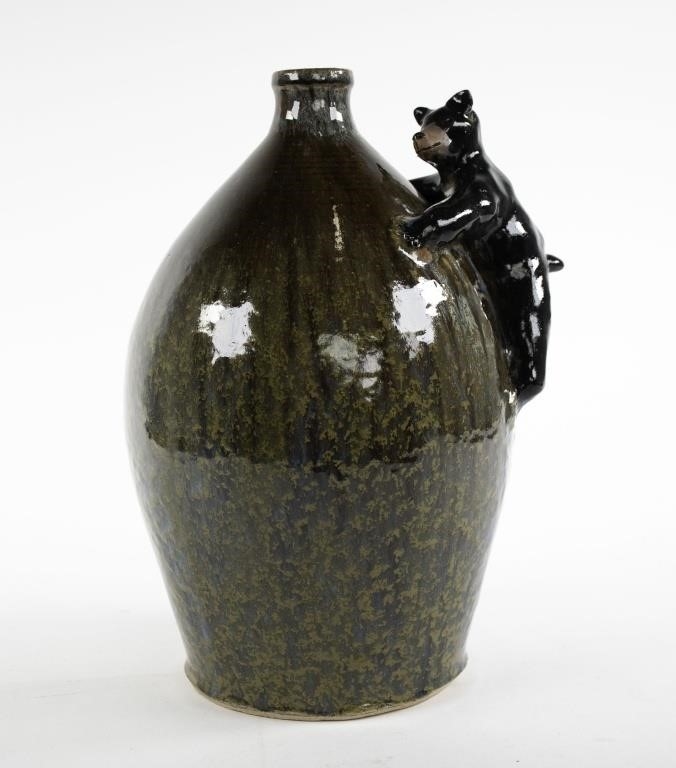Marvin Bailey | South Carolina Stoneware Bear Jug | MutualArt