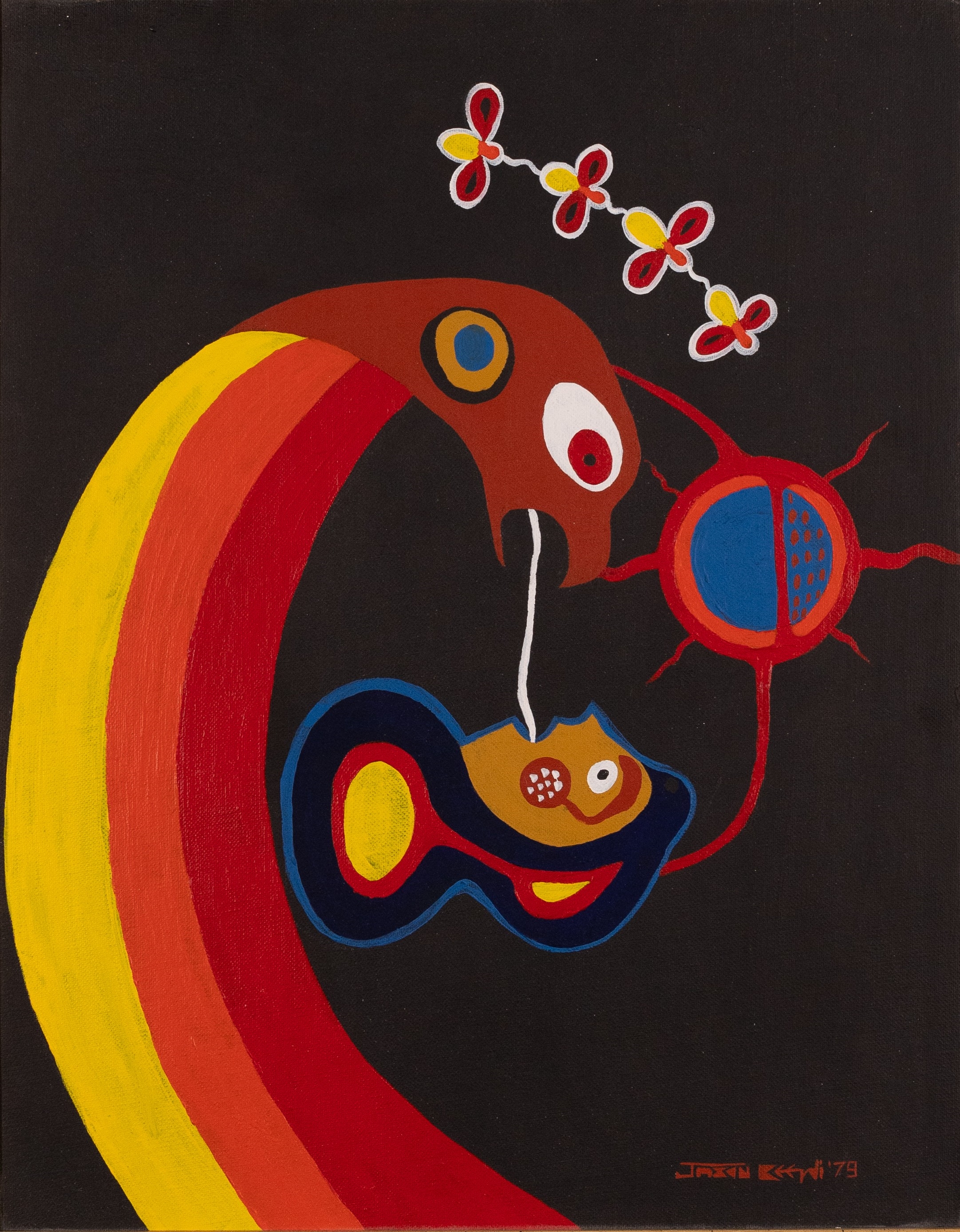 Jackson Beardy | Thunderbird speaker (1979) | MutualArt