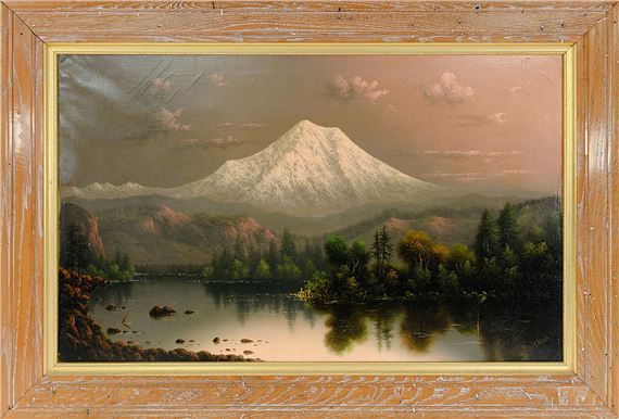 Eliza Rosanna Barchus | Eliza Barchus (1857–1959), Painting, “Mt. Hood ...