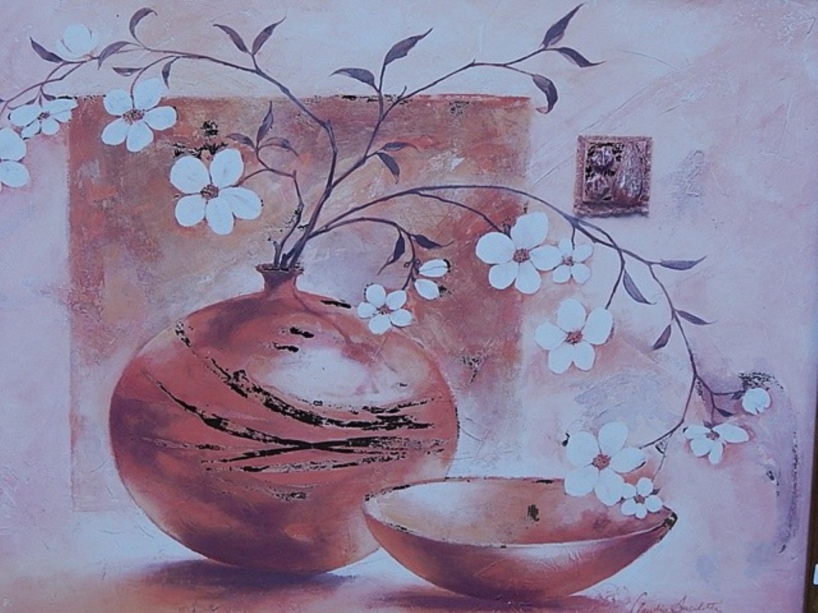 Claudia Ancilotti | Cherry blossom branches with bowl | MutualArt