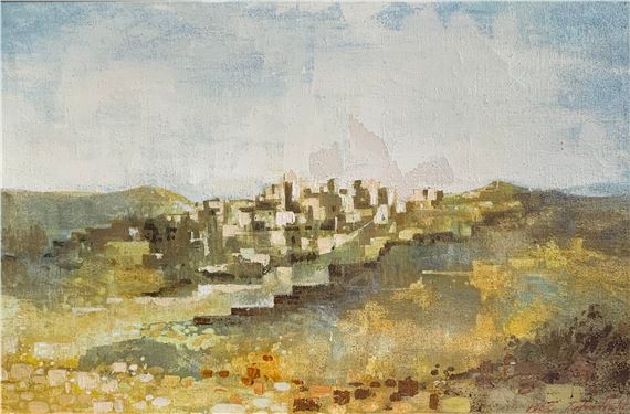 Peter Howitt | abstract North African landscape (1969) | MutualArt