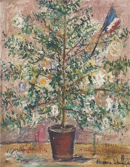 Maurice Utrillo | Albero di Natale (1945) | MutualArt