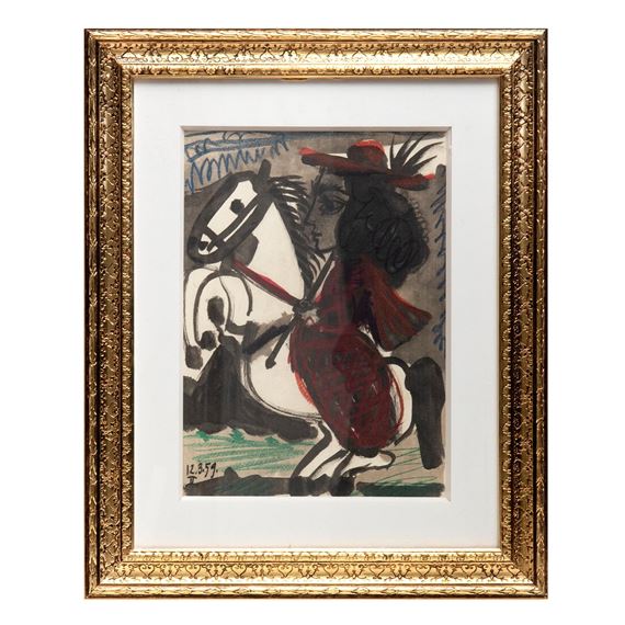 Pablo Picasso | Jacqueline y el majestuoso caballo blanco, de la suite ...
