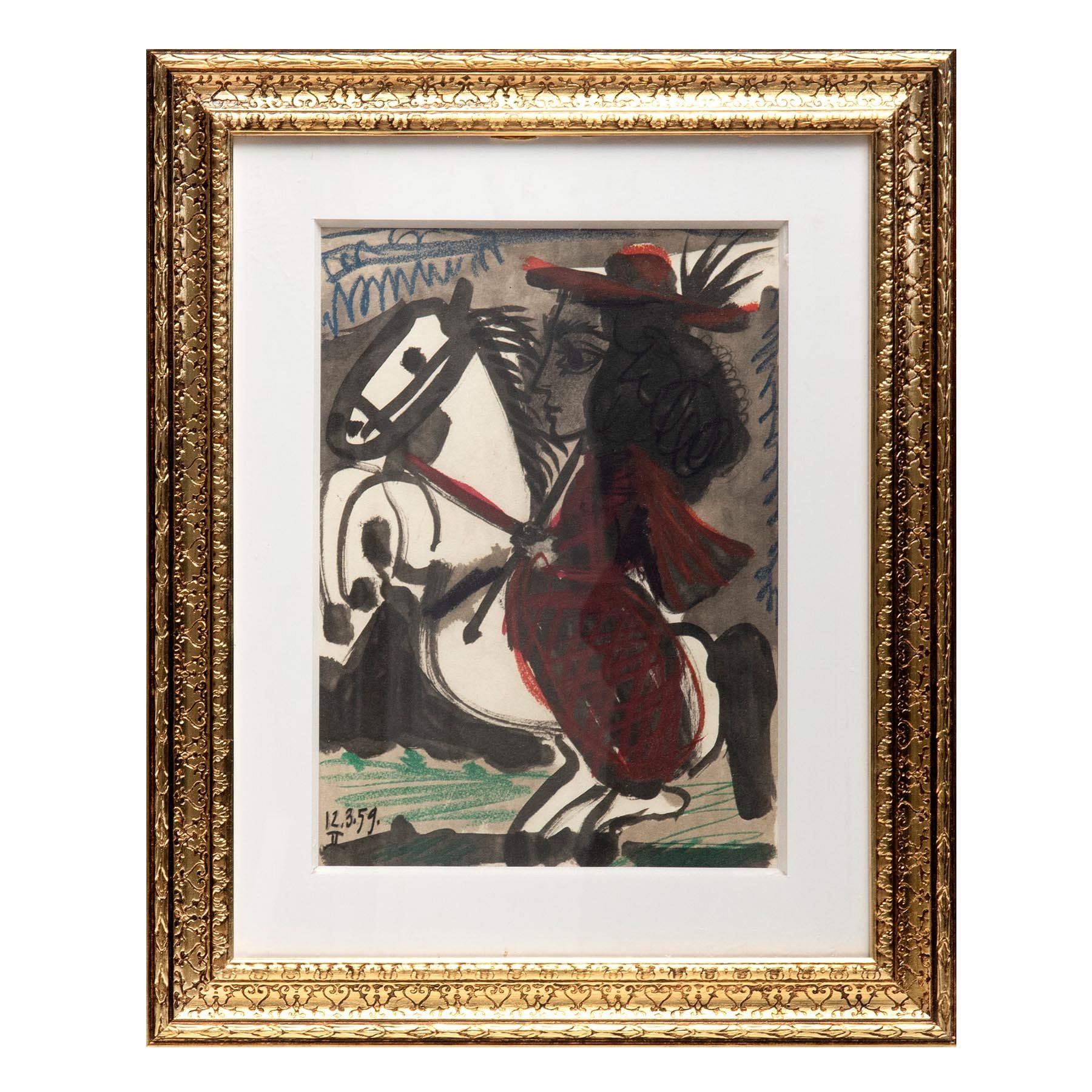 Pablo Picasso | Jacqueline y el majestuoso caballo blanco, de la suite ...