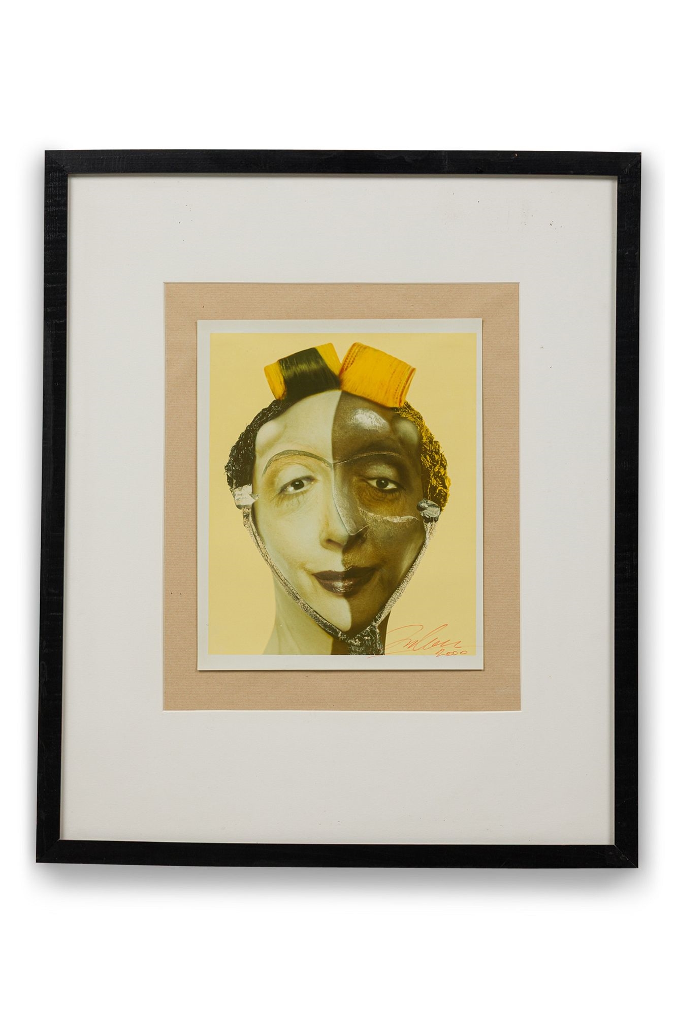 Orlan | African Self-Hybridation: Half-White Half-Black Mbangu Mask ...