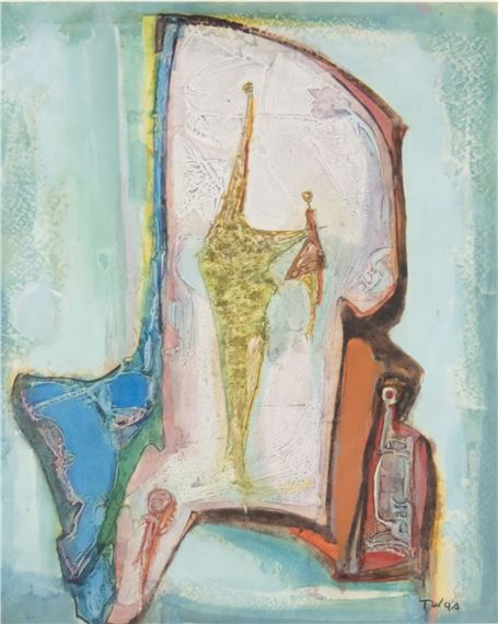 Tadeusz Was | Semi-abstract with figures | MutualArt
