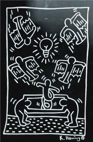 Haring Keith | Untitled (1980) | Artwork performance at auction | MutualArt