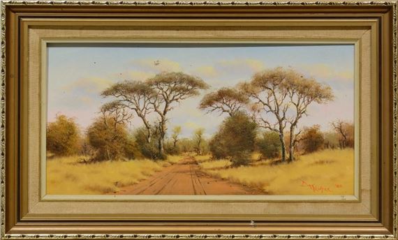Dirk Venter | Bushveld Road (1985) | MutualArt