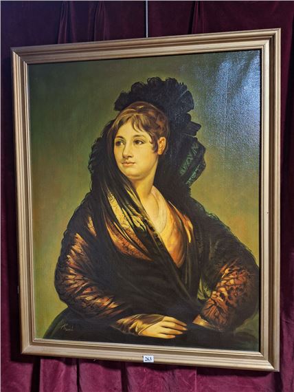 Francisco José de Goya y Lucientes | Portrait of Dona Isabel de Porcel ...