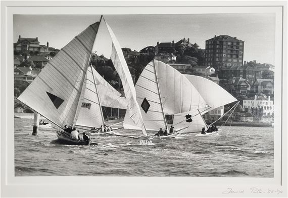 David Potts | untitled (Sailing Skiffs on Sydney Harbour (1958 - 1994 ...