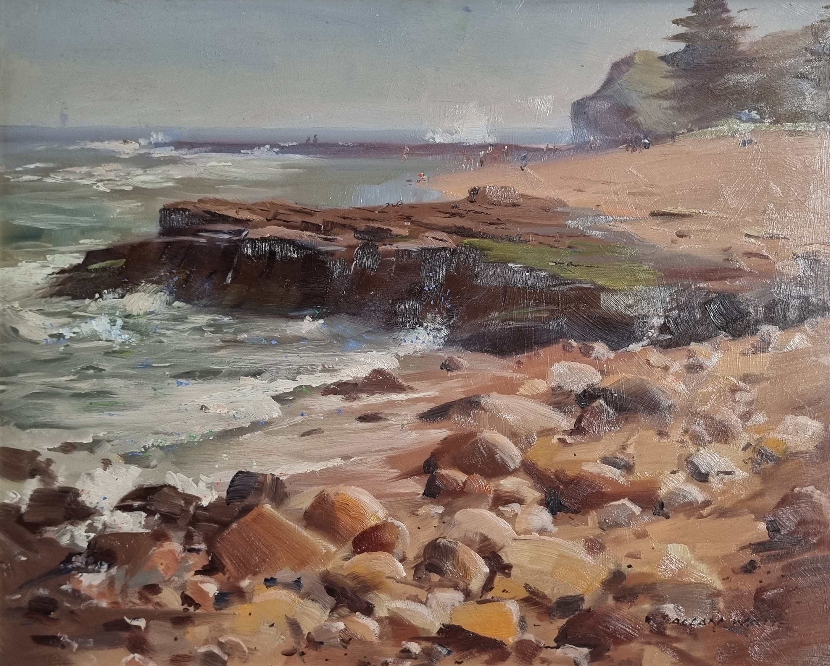 Allan Waite | Rocks of Wombarra Beach | MutualArt