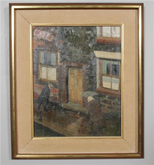 Harry Rutherford | Wet Day Norfolk Street | MutualArt