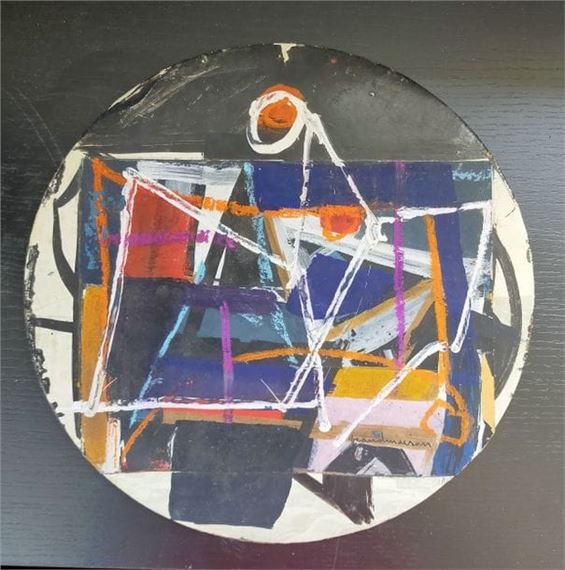 Louis de Grandmaison | Abstraction, tondo | MutualArt