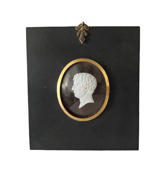 Tassie James | Cameo Glass Portrait of a Man (Early 19th Century ...