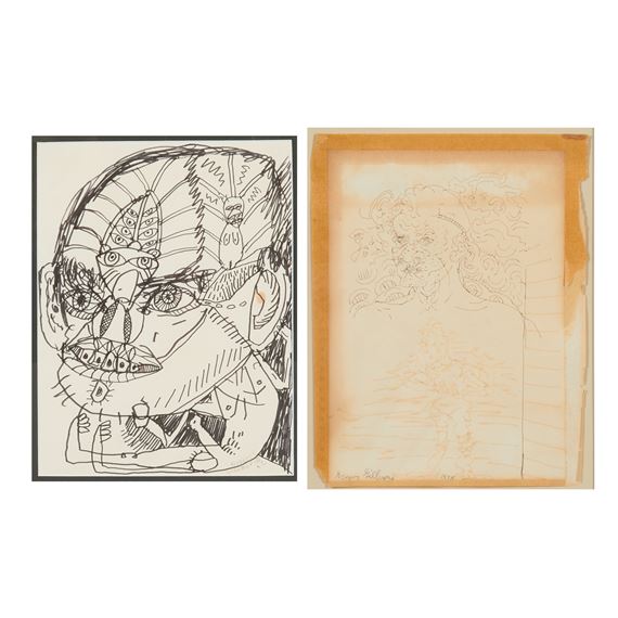 Gregory Gillespie | two drawings | MutualArt