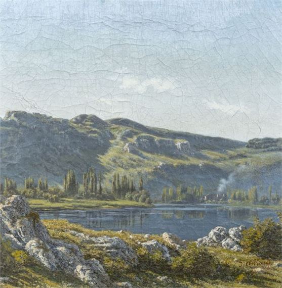 Jean Achard | Mountain lake | MutualArt