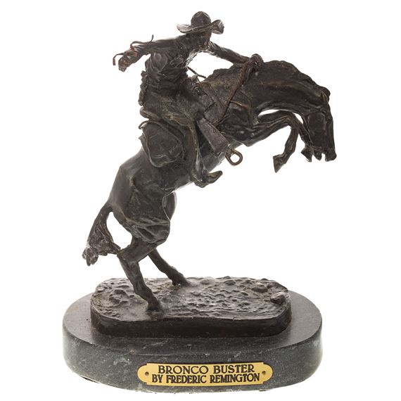 Frederic Remington | Bronco Buster | MutualArt