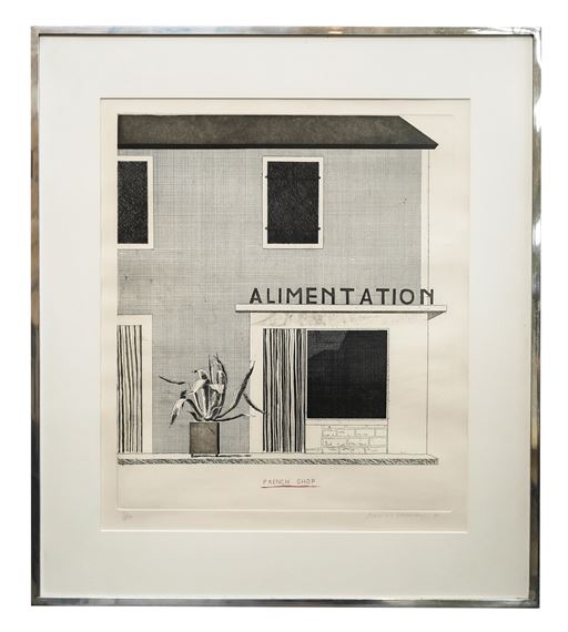 Hockney David | French Shop - Alimentation (1971) | Compare similar ...