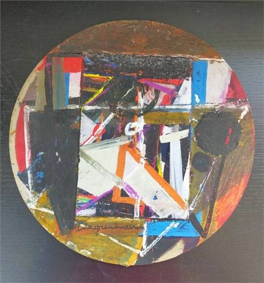 Louis de Grandmaison | Abstraction, tondo | MutualArt