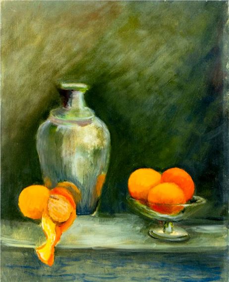 Spitzer | Still Life with Vase and Oranges | MutualArt