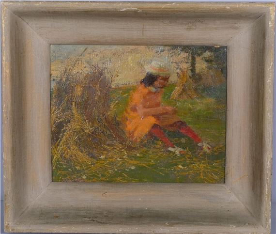 Stuart Ray | Girl in a Corn Field | MutualArt