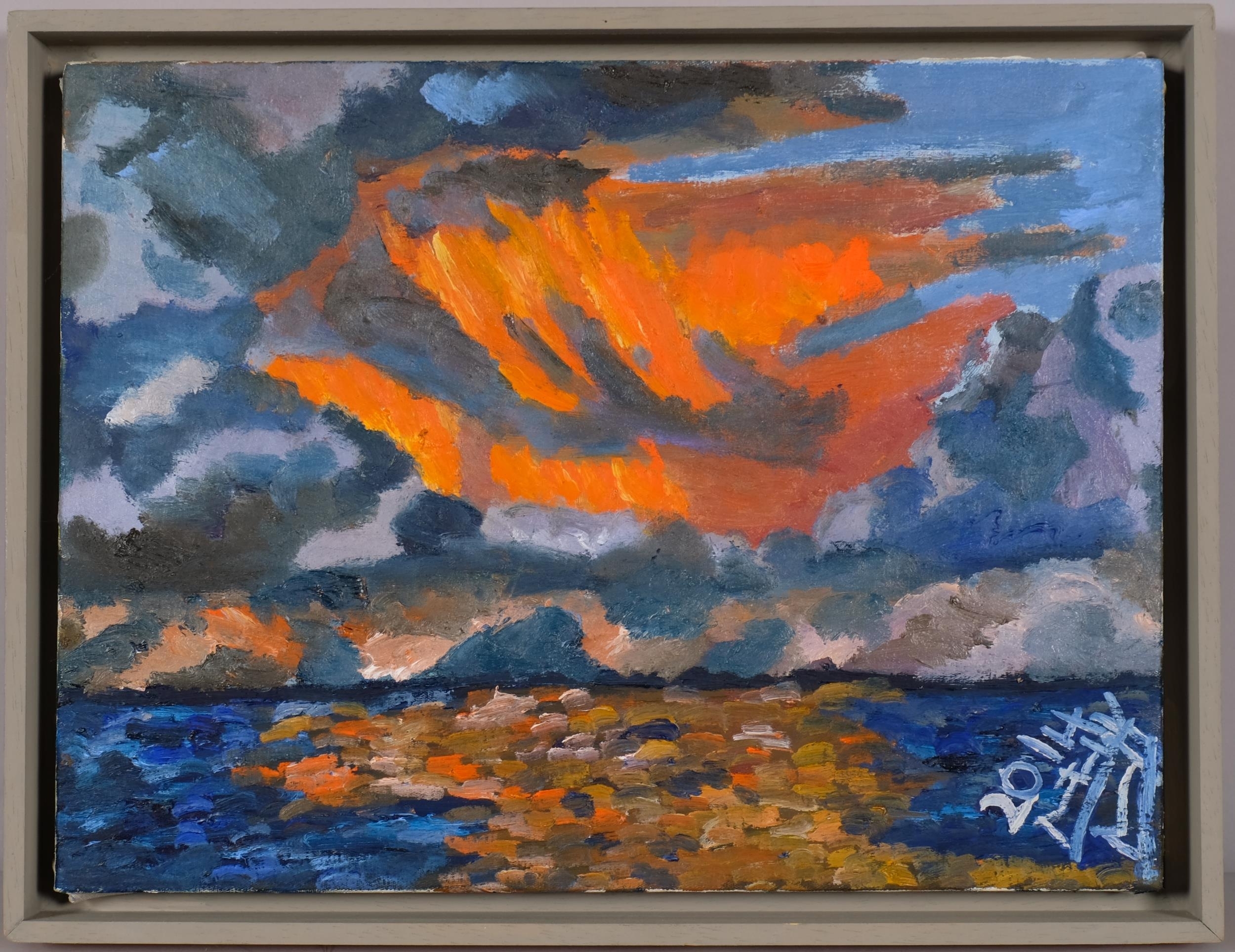 Rostislav Romanoff | Hastings Sisters No 2 Sky And Sea abstract (2014 ...