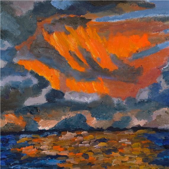 Rostislav Romanoff | Hastings Sisters No 2 Sky And Sea abstract (2014 ...