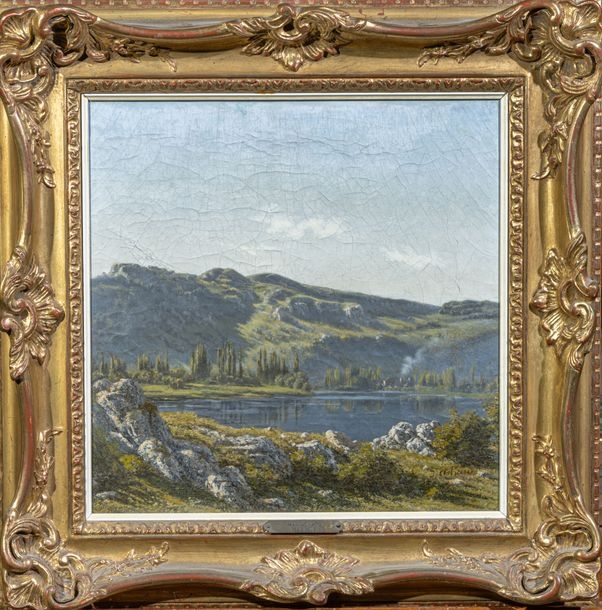 Jean Achard | Mountain lake | MutualArt
