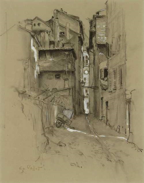 Vallet Edouard | Rue du Seujet à Genève (Circa 1900) | Compare similar ...