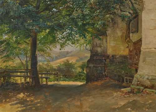 Raphael Ritz | Schwärzloch in Tübingen (1877) | MutualArt