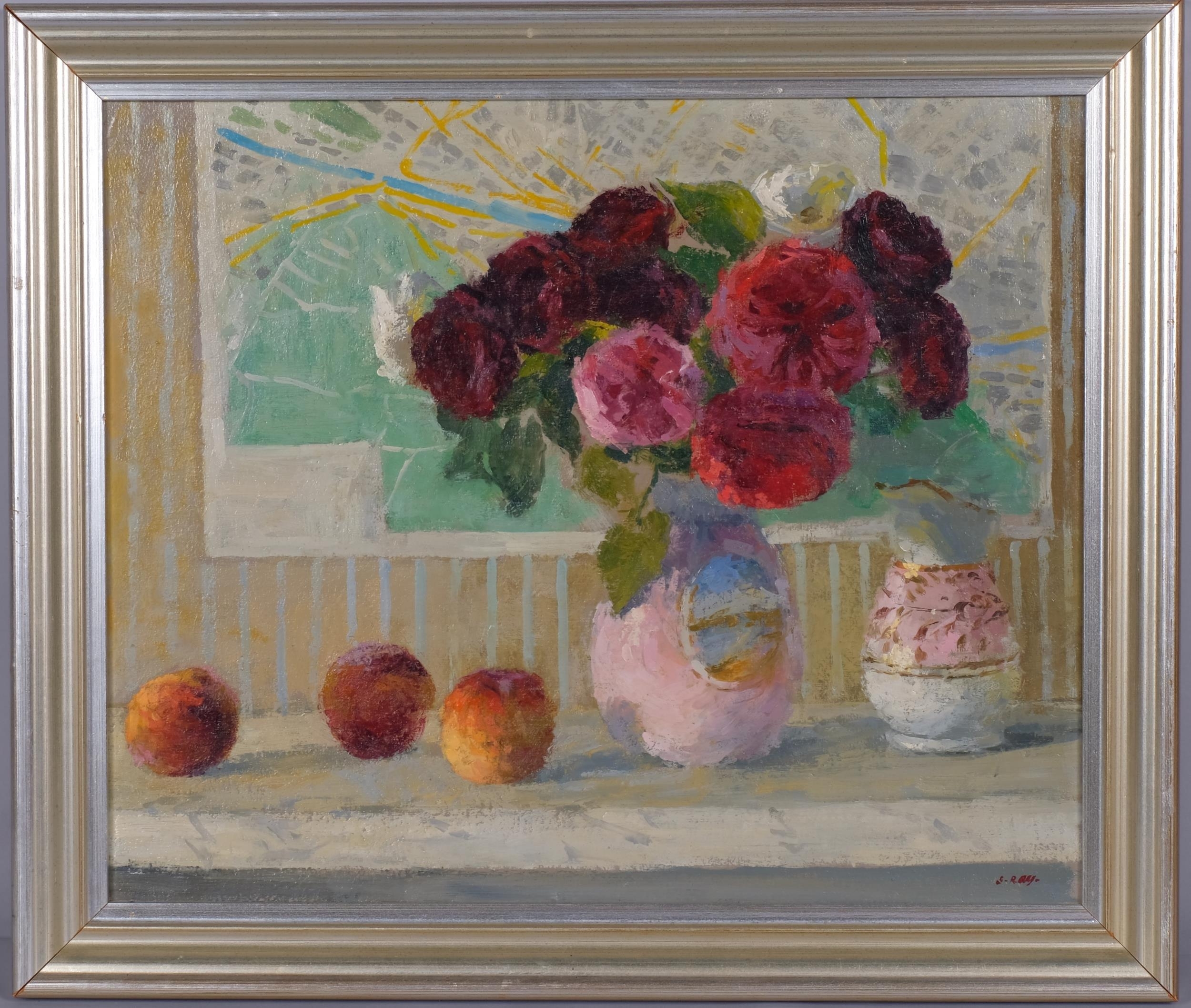 Stuart Ray | Roses With A Map Of Florence | MutualArt