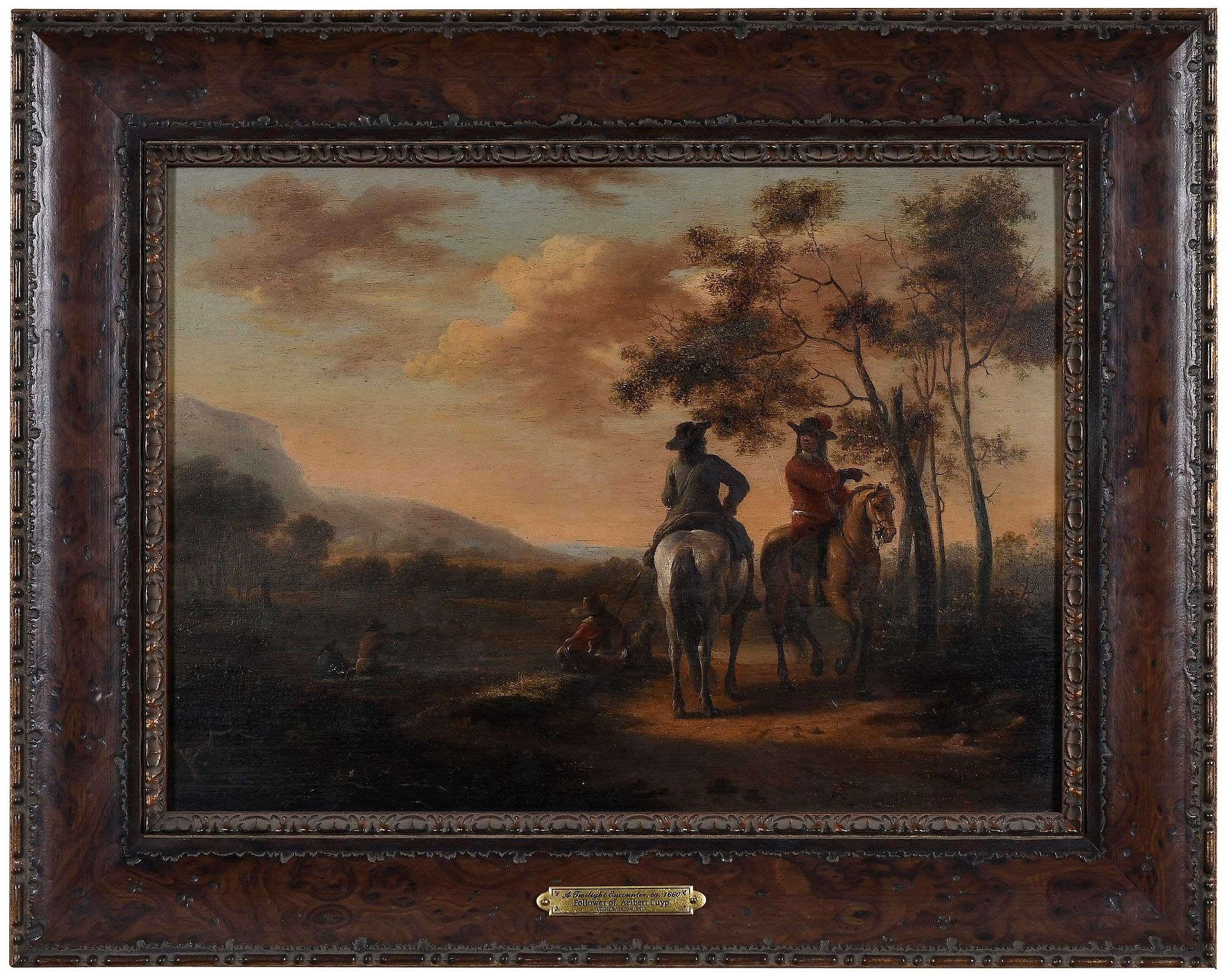 Aelbert Cuyp | Hunters on a Path | MutualArt