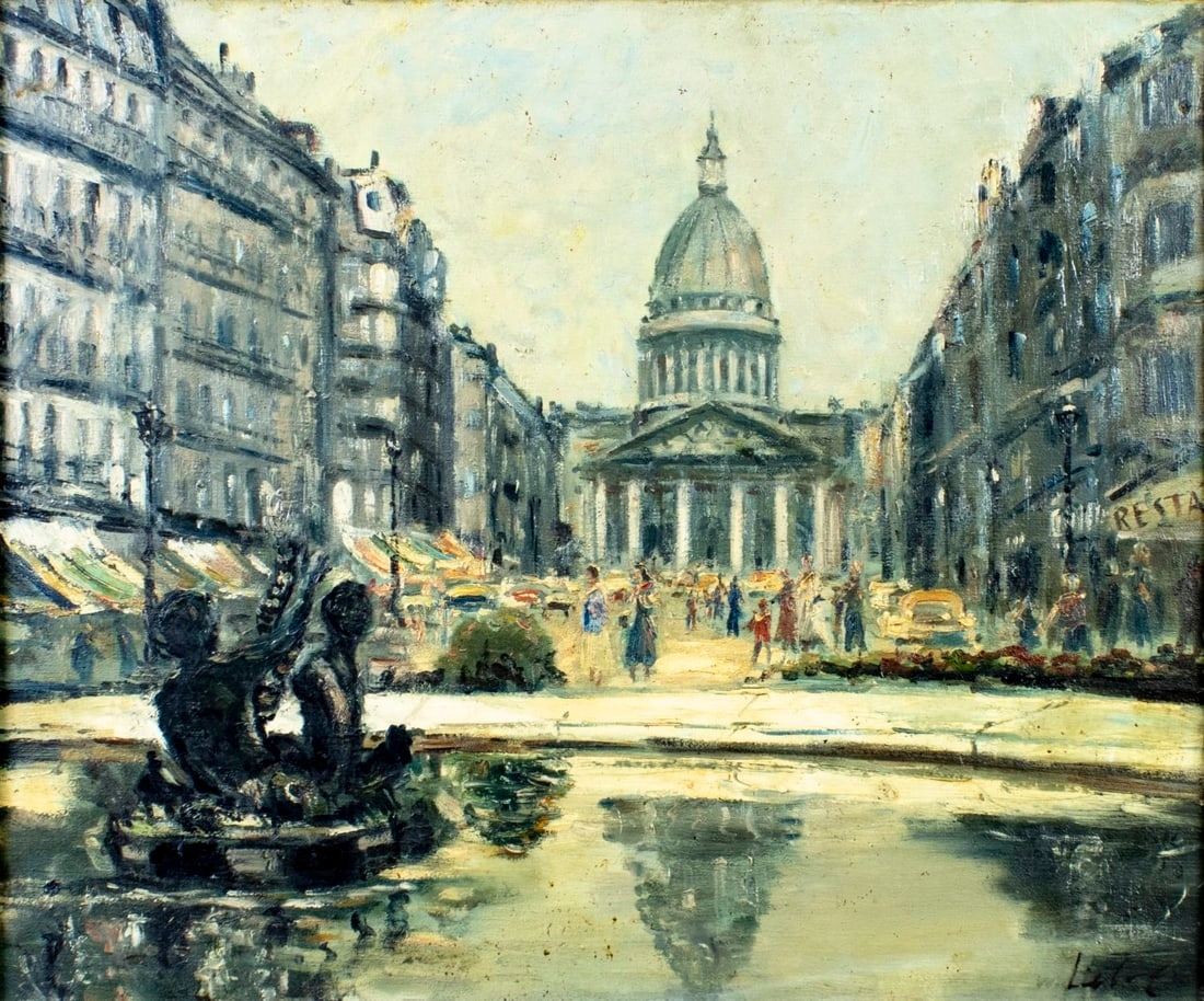 French School, 20th Century | Le Pantheon, Paris, France (Early 20th ...