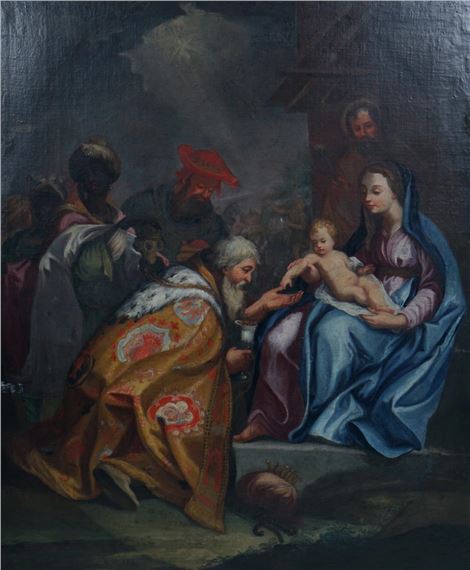Italian School, 19th Century | NATIVITY ADORATION OF THE KINGS (19th ...