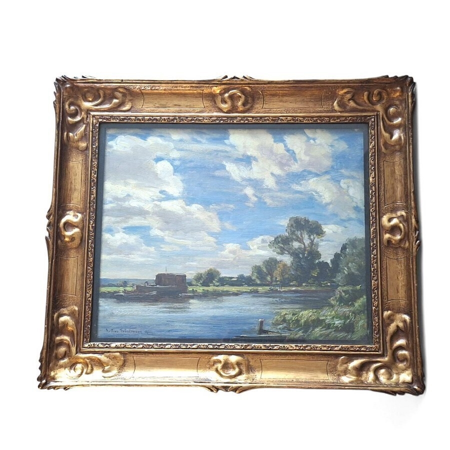 Friedenson Arthur | On the river frome - Dorset (1922) | Compare ...