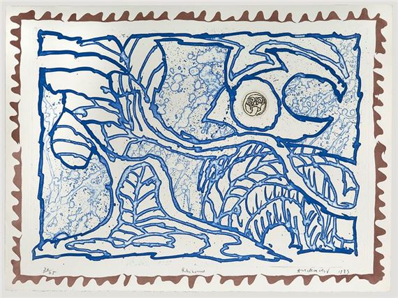 Pierre Alechinsky | Le Chien Roi (1983) | MutualArt