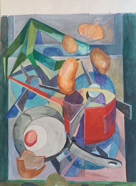 Guy Nicod | Cubist composition | MutualArt