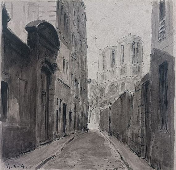 Henri Vincent Anglade | Ancienne rue Saint-Julien du pauvre | MutualArt