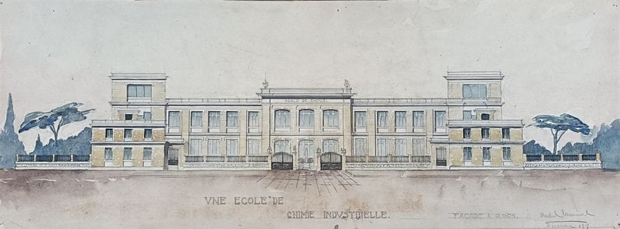 Michel Cuminal | Une école de chimie industrielle (1917) | MutualArt