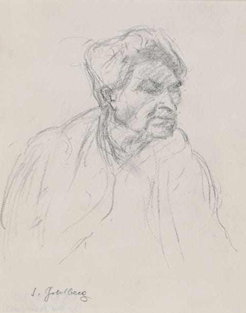 Simon Goldberg | Portrait of sculptor Léopold Kretz | MutualArt