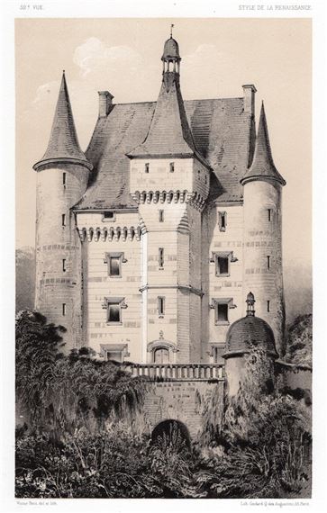 Victor Petit | Famous Fay Castle (1860) | MutualArt