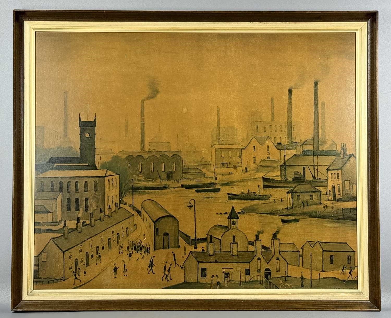 Laurence Stephen Lowry | Canal and Factories | MutualArt