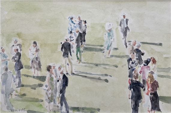 Jonathan Trowell | Racegoers | MutualArt
