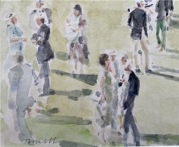 Jonathan Trowell | Racegoers | MutualArt