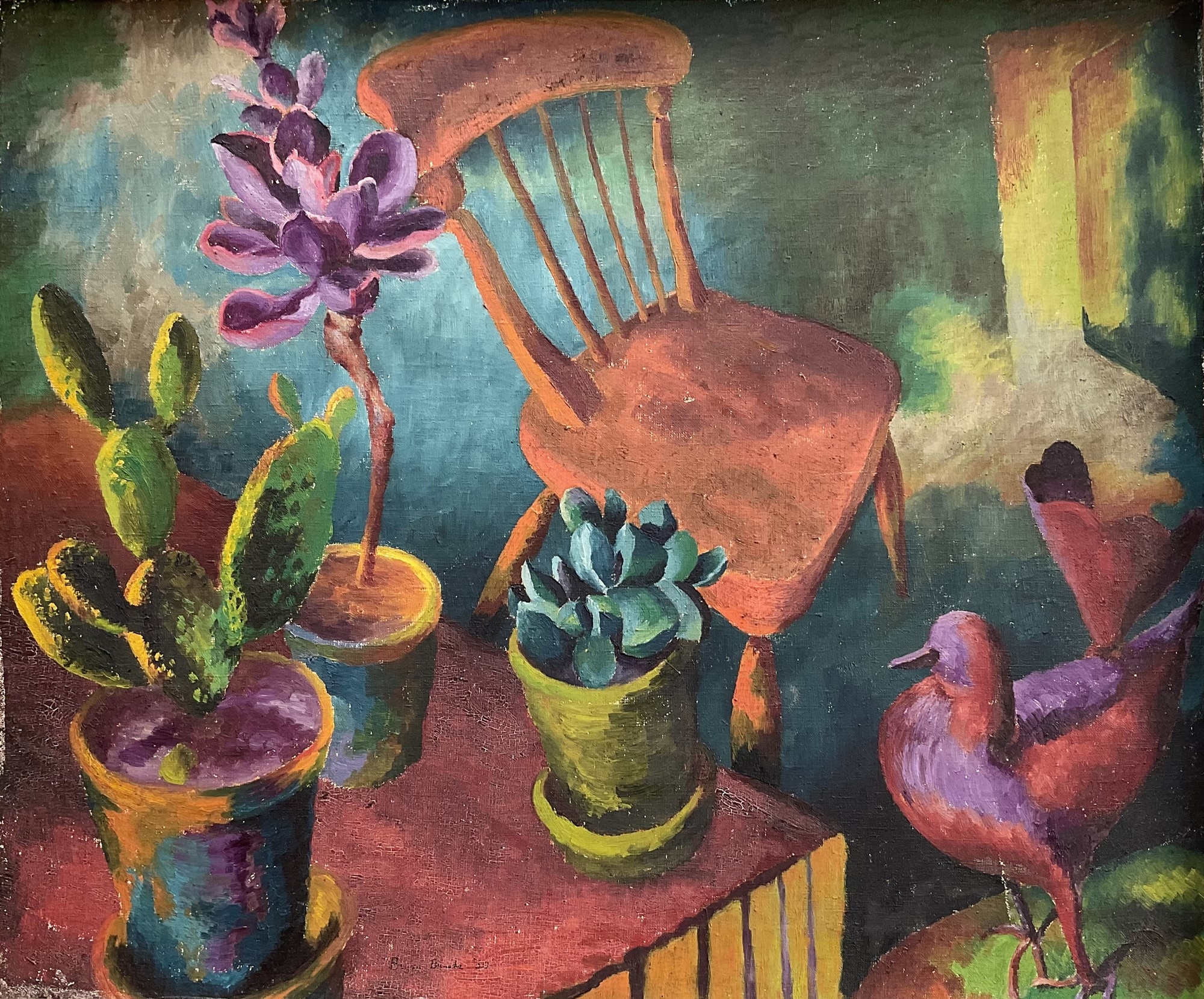 Bryan Nicholas Brooke | Still Life with Succulents (50) | MutualArt