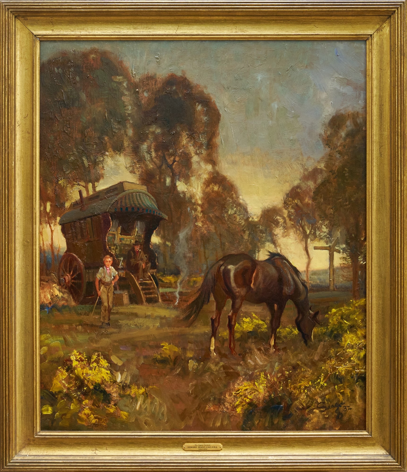 Edward Brian Seago | Gypsy Caravan (1932) | MutualArt