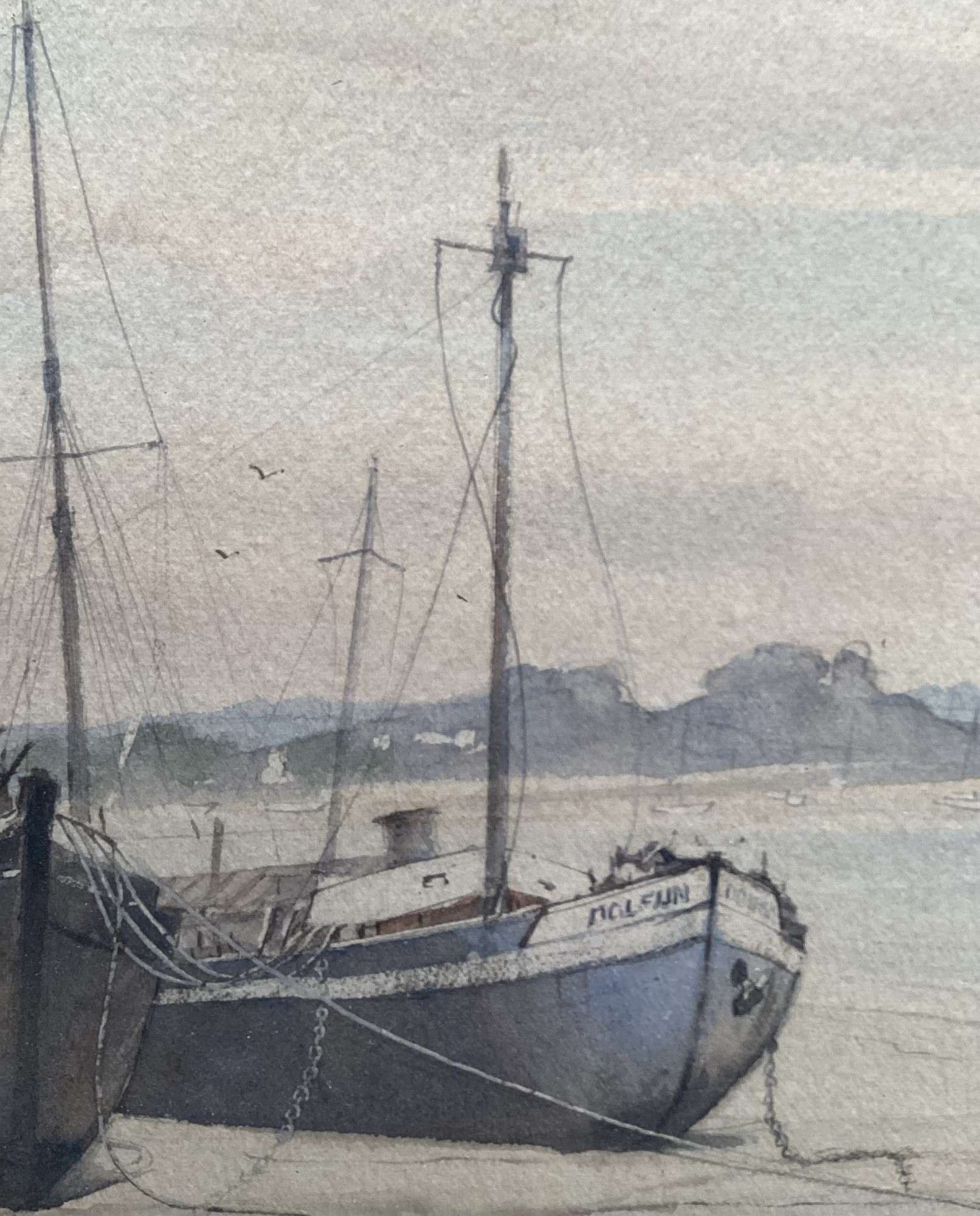 David Rust | River Barge at Heybridge Basin (80) | MutualArt