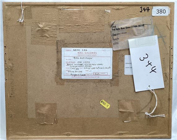 Ron Sims | Dog and moon | MutualArt