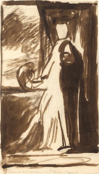 George Romney | Study for a Portrait of Granville Leveson-Gower, 2nd ...
